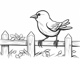 Free Crow Coloring Sheet - Coloring Page