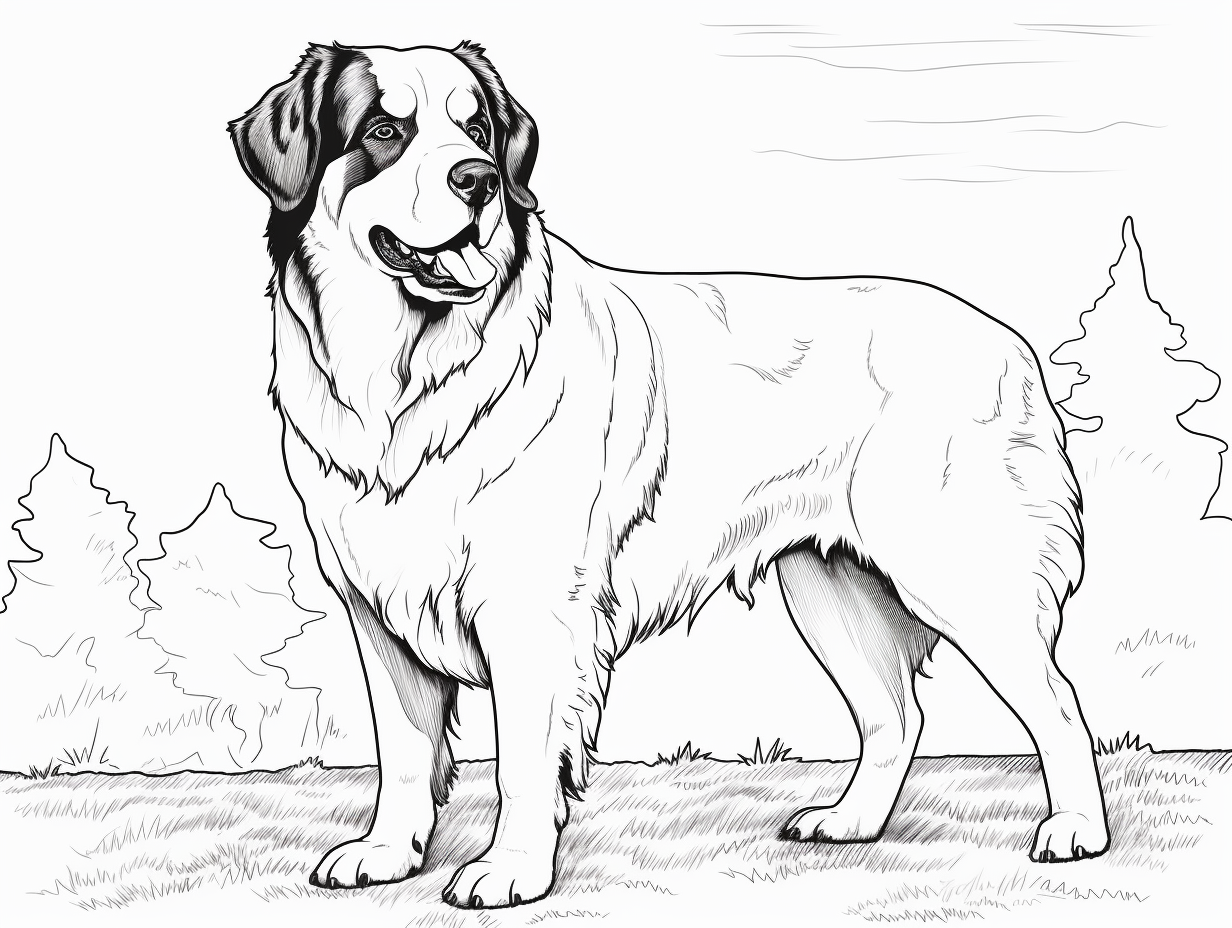 Adult Coloring Page Bernese Mountain Dog Coloring Page Adult Coloring Page Bernese Mountain Dog Coloring Page