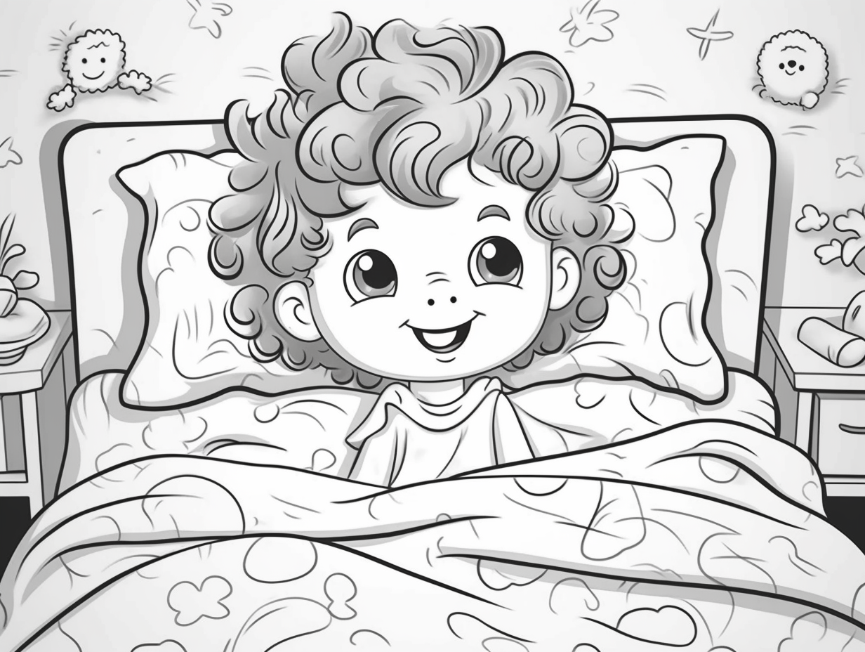 Amazing Blanket Coloring - Coloring Page