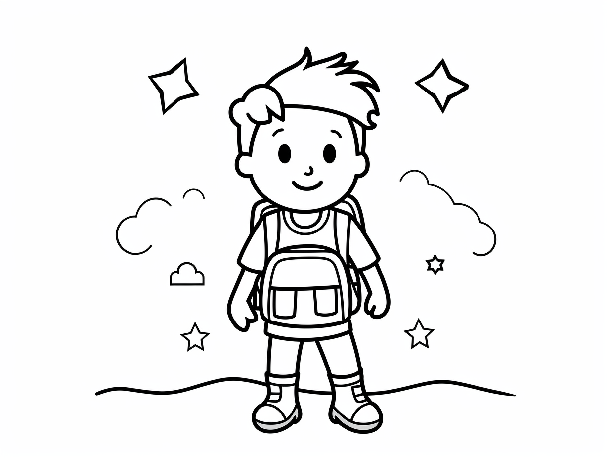 Amazing Line Art Coloring - Coloring Page