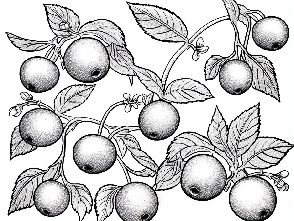 Berry Creative Adult Coloring - Coloring Page