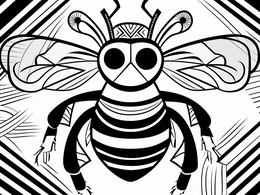 Buzz Worthy Bee Coloring Page - Coloring Page