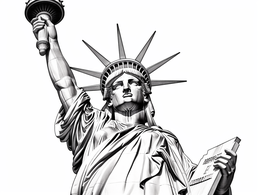 Embrace Freedom With Statue Of Liberty Coloring - Coloring Page