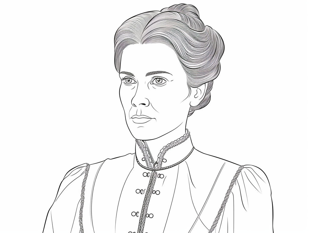 As A Nurse Clara Barton Legacy In Color - Coloring Page Clara Barton ...