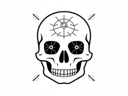 Human Skull Anatomy Coloring Fun - Coloring Page