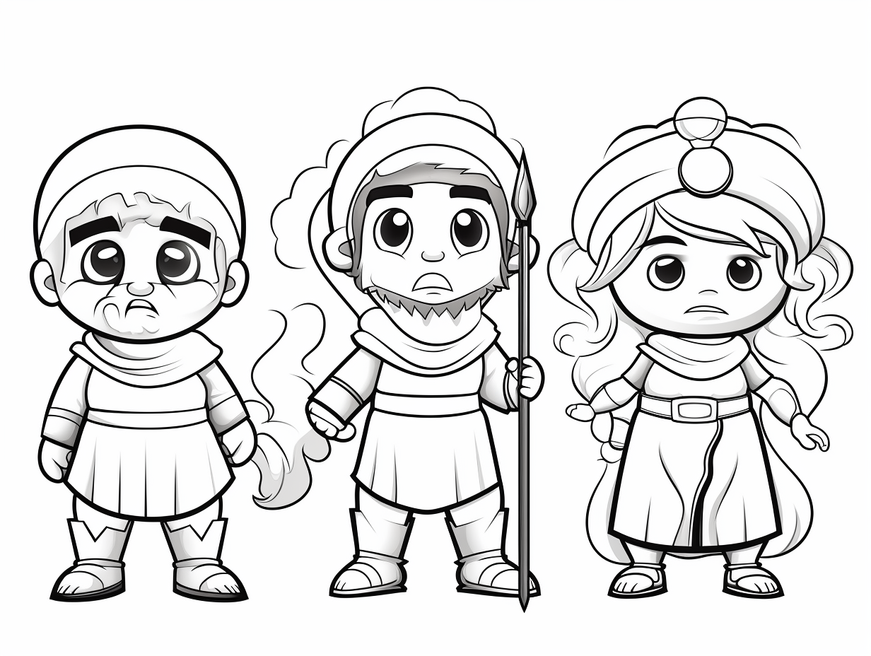 Colorful Parshas Shemos Experience - Coloring Page