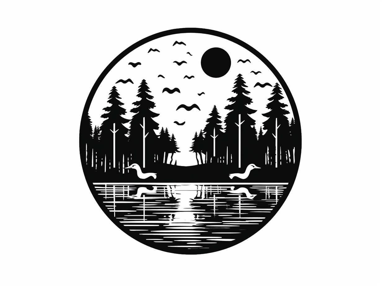 Colorful Wetlands Habitat - Coloring Page