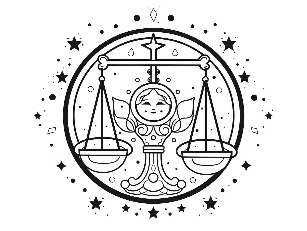 Coloring Adventures With Libra - Coloring Page