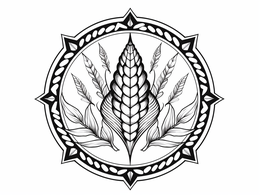 Corn Kernel Coloring Sheet - Coloring Page