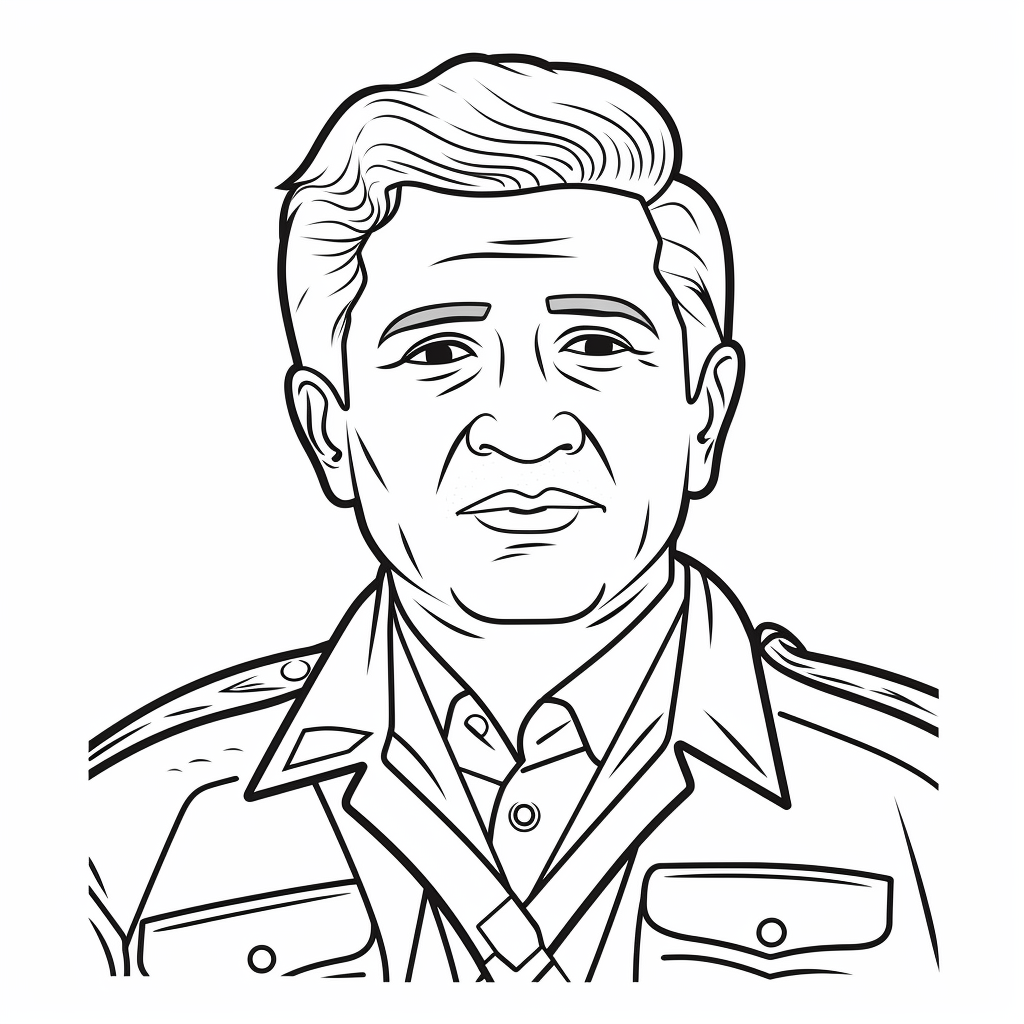 Easy Cesar Chavez Coloring Page Coloring Page Easy Cesar Chavez Coloring Page Coloring Page