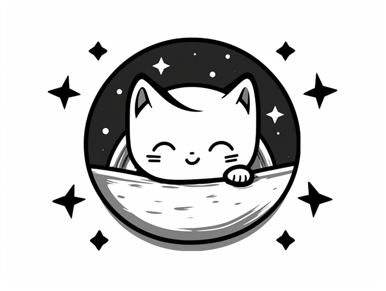 Enchanting Night To Color - Coloring Page