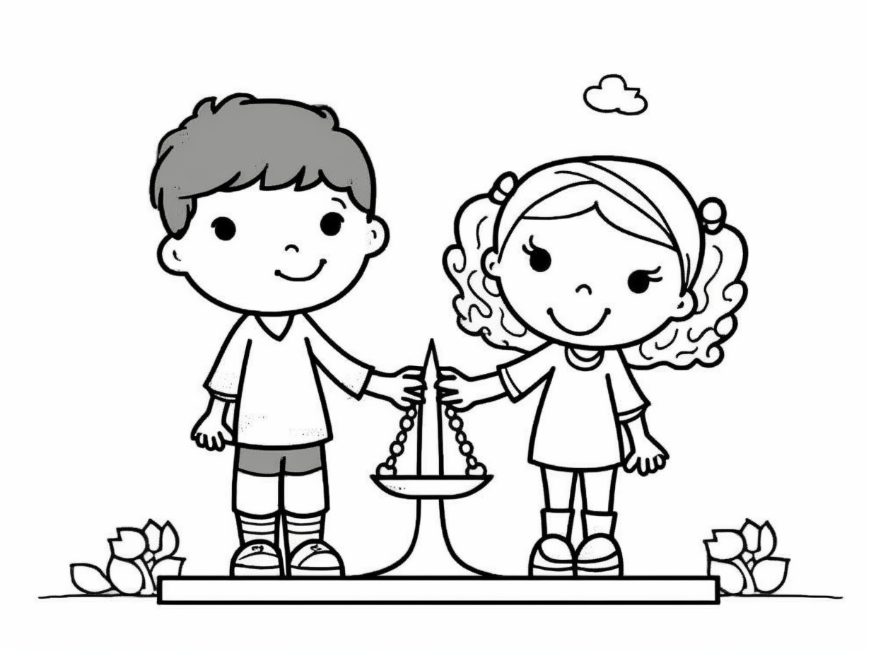 Equality Themed Coloring Page Coloring Page Equality Themed Coloring Page Coloring Page