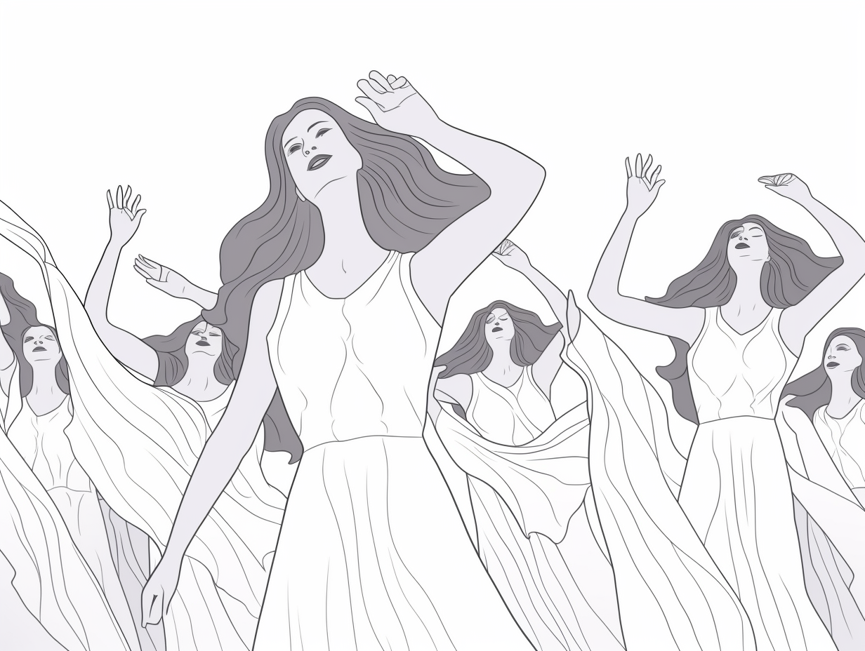Exciting Party Vibes To Color - Coloring Page