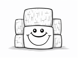 Hay Bales Coloring Pages: Top 48 Free Printable Designs