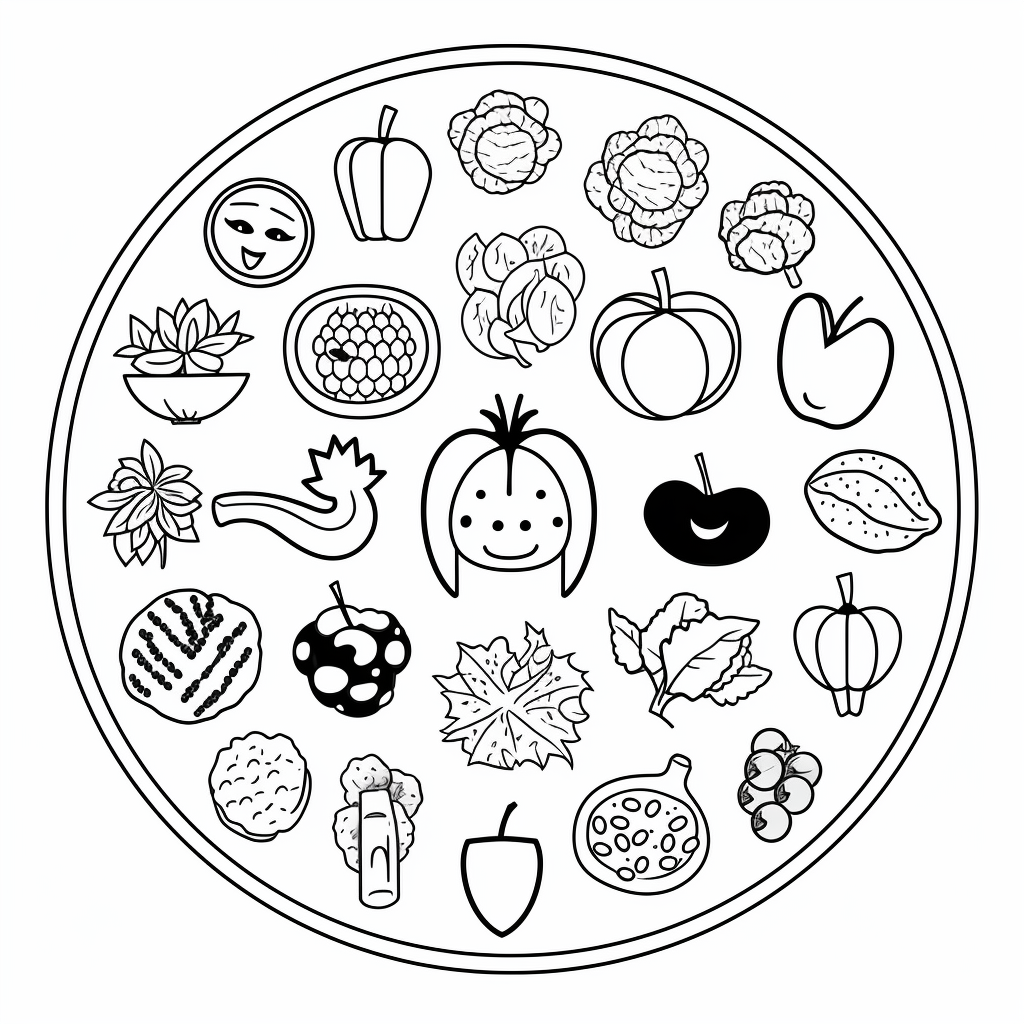 Healthy Foods Coloring Sheet Coloring Page Healthy Foods Coloring Sheet Coloring Page