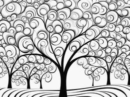 Magical Fall Tree Coloring Activity - Coloring Page
