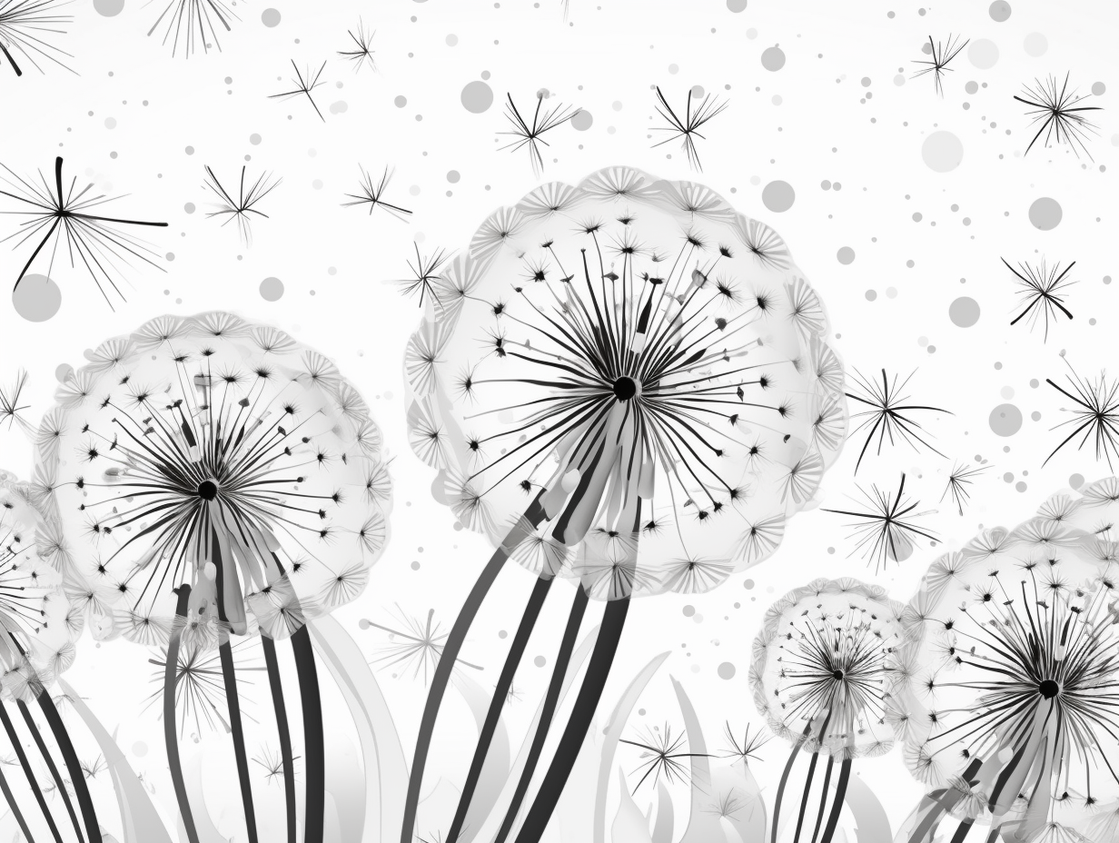 Mesmerizing Dandelion Patterns To Color - Coloring Page