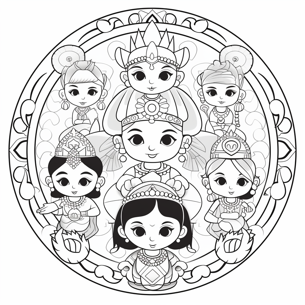 Parshas Shemos Scene Coloring - Coloring Page