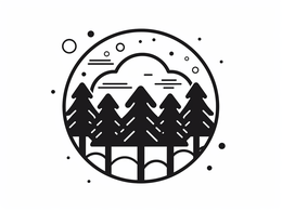 Pine Trees Coloring Sheet - Coloring Page