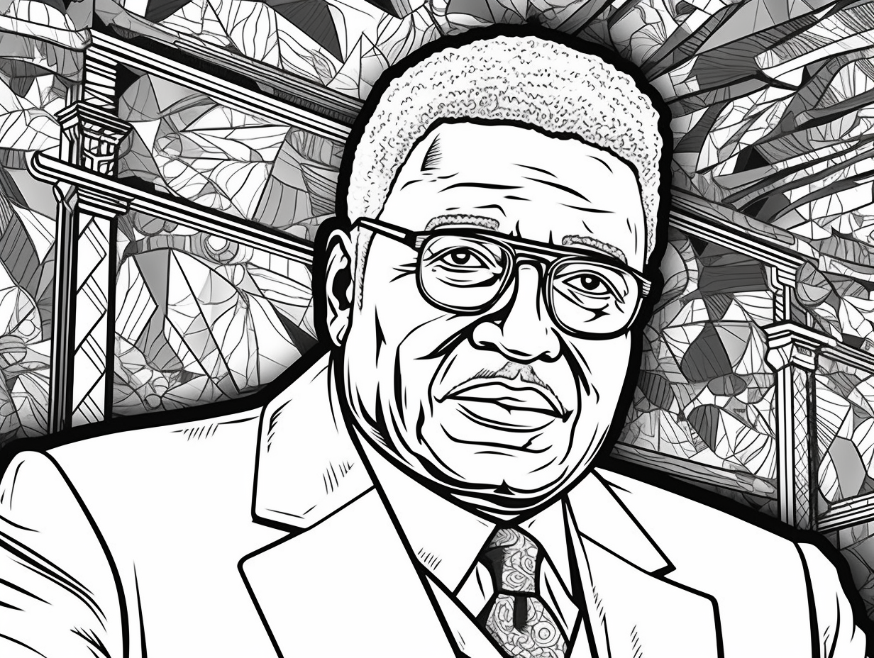 Relaxing Garrett Morgan Coloring Activity - Coloring Page Relaxing Garrett Morgan Coloring Activity - Coloring Page