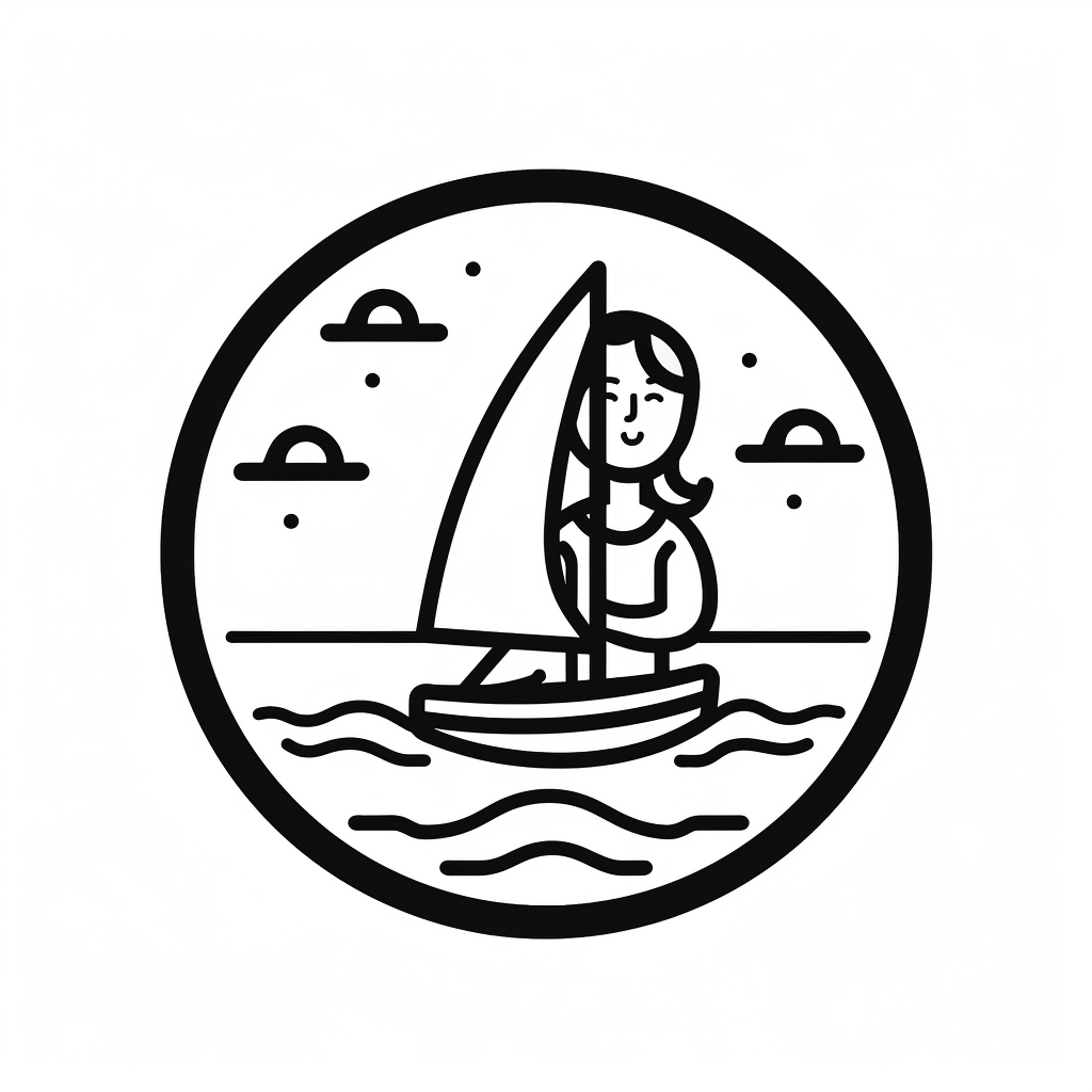 Sailing Adventure Coloring - Coloring Page