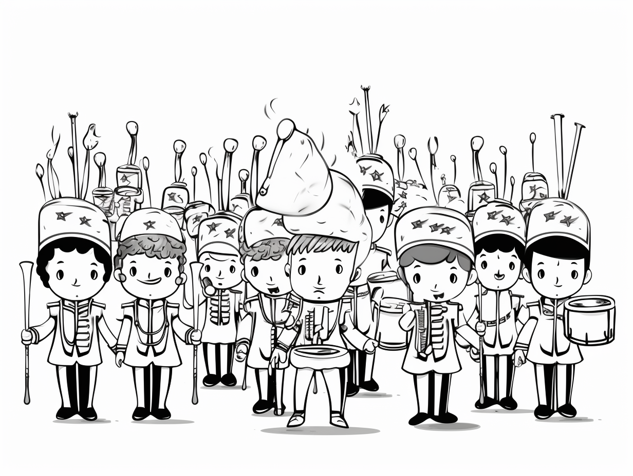 Step Into The Music Coloring - Coloring Page