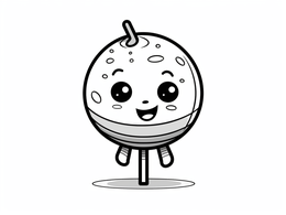 Enjoyable Cake-Pop Coloring - Coloring Page
