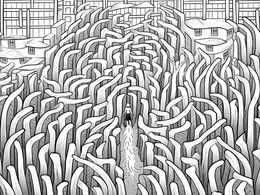Adventure Awaits In This Corn Maze Coloring Page - Coloring Page